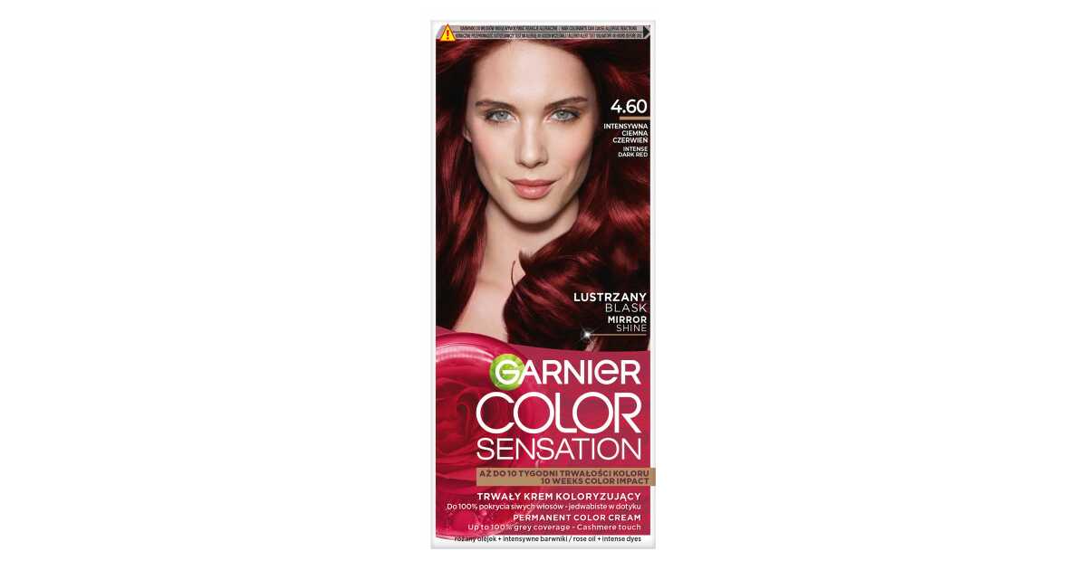 Garnier Color Sensation Hair Colour 4.60 Intense Dark Red - Cocolita ...