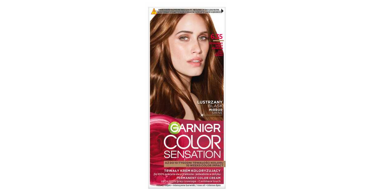 Garnier Color Sensation Hair Colour 6.35 Chic Light Chestnut - Cocolita ...