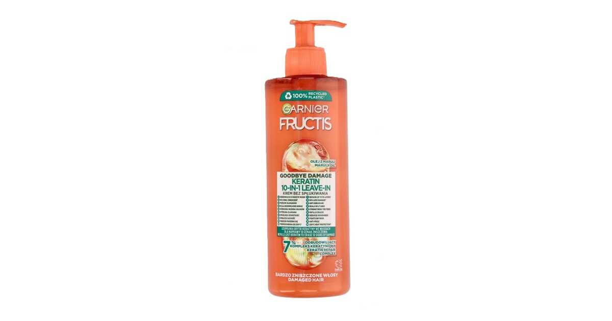 Garnier Fructis Goodbye Damage Keratin Hair Cream 10in1 400ml ...