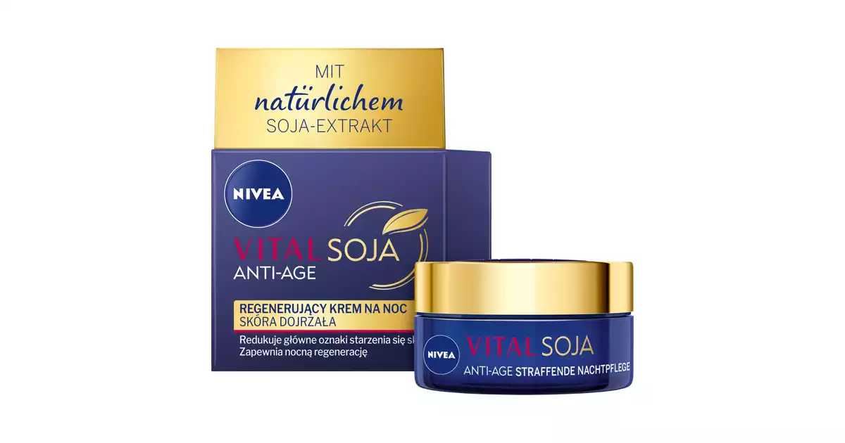NIVEA NIVEA VITAL SOY Cremă de noapte regeneratoare NIVEA VITAL SOY ...