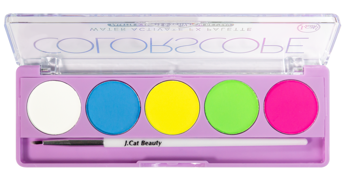 J.Cat Beauty Colorscope Paletă de eyeliner activată cu apă 102 Bright ...