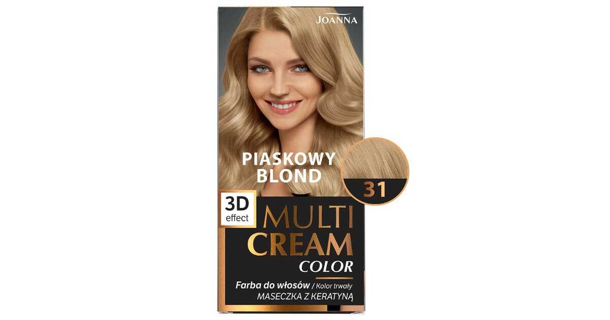 Joanna Multi Cream Color Vopsea de păr 31 Sand Blonde - Cocolita ...