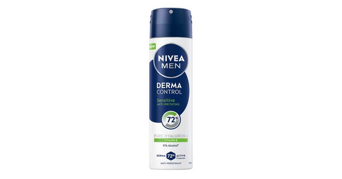 NIVEA Men Derma Control Sensitive Spray antiperspirant 150ml - Cocolita ...