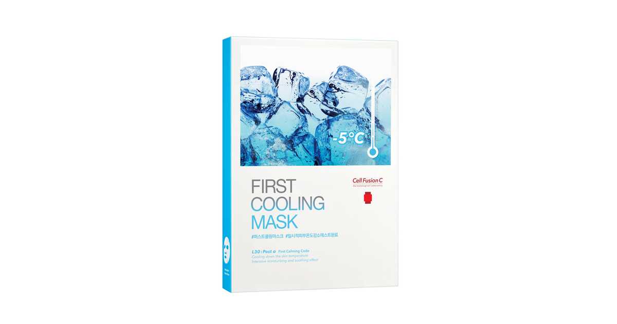 Cell Fusion C First Cooling Mask Set Set de foi calmante și răcoritoare ...